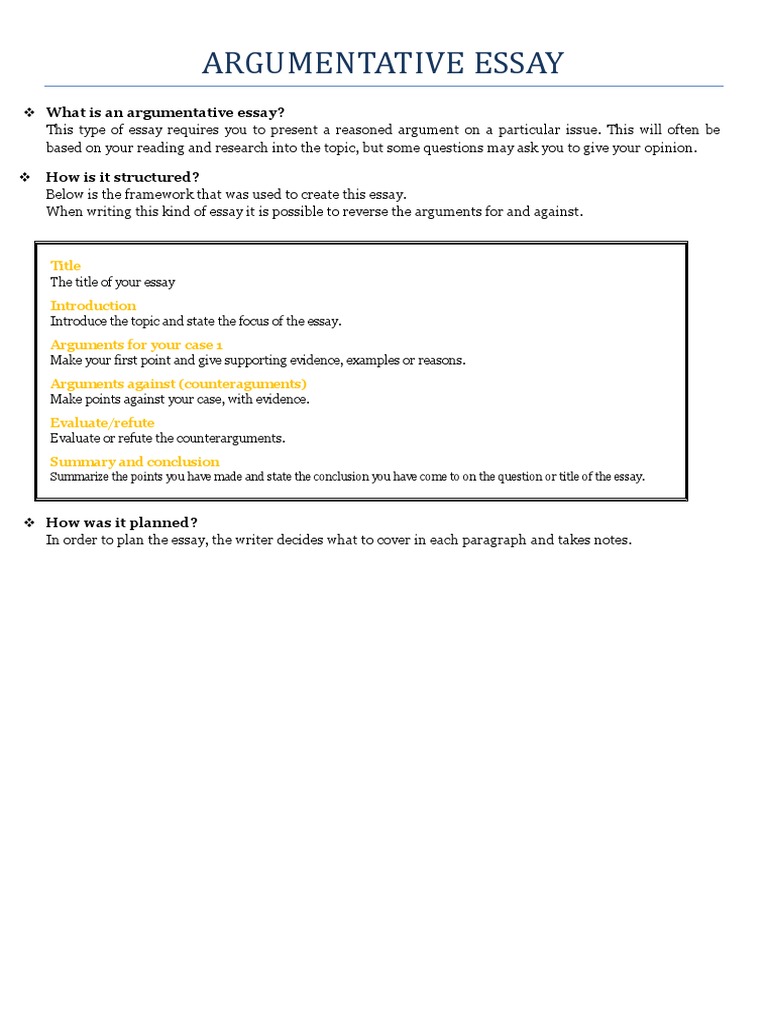 Argumentative Essay | PDF | Space Exploration | Essays