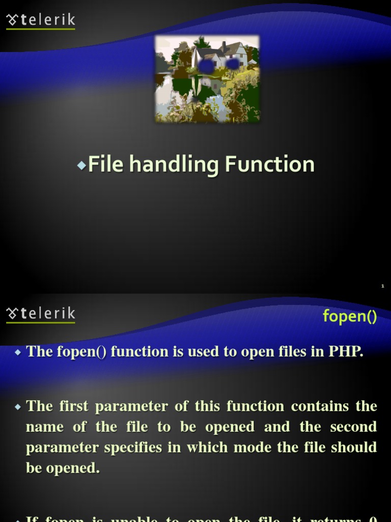 Php File Handling Function Pdf Filename Php 6805