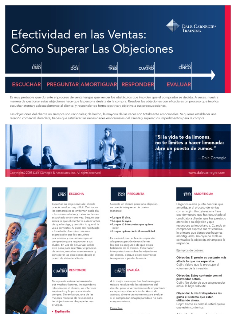 Overcoming Objections | PDF