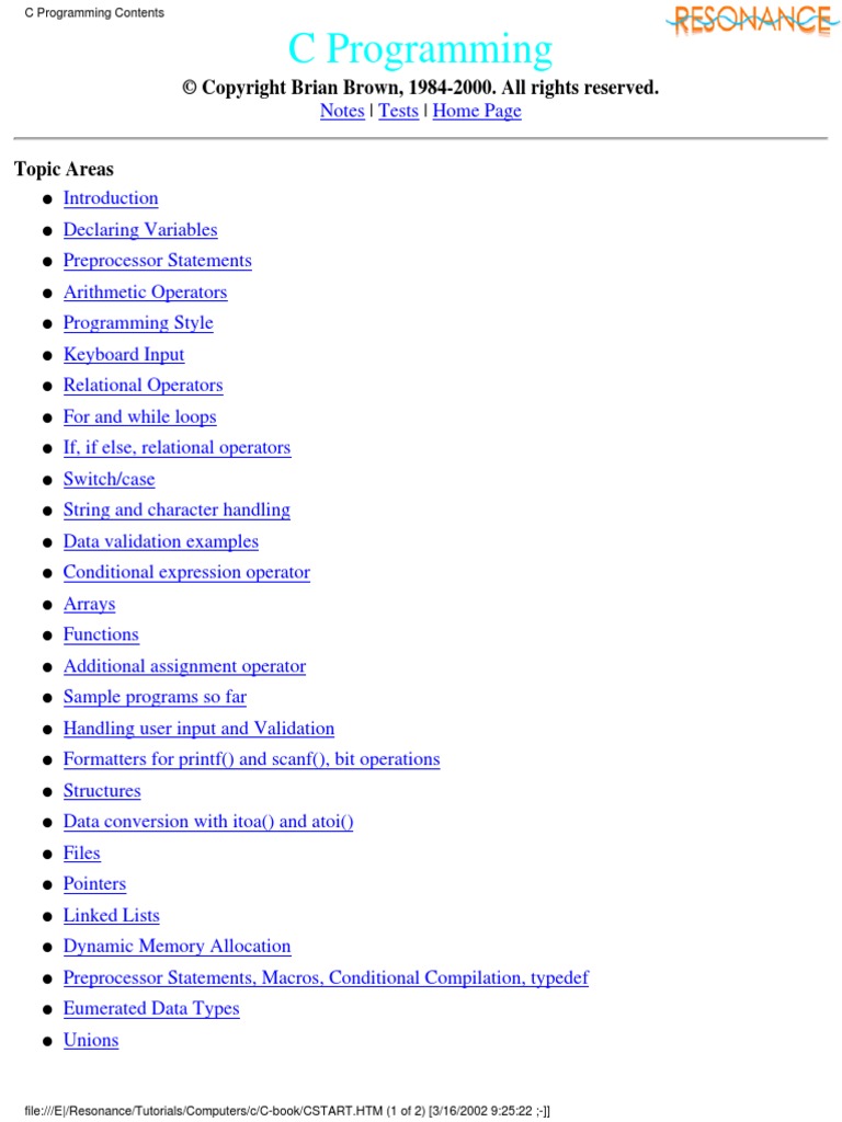 1111 C Programming p.47 | PDF | C (Programming Language) | Pointer ...
