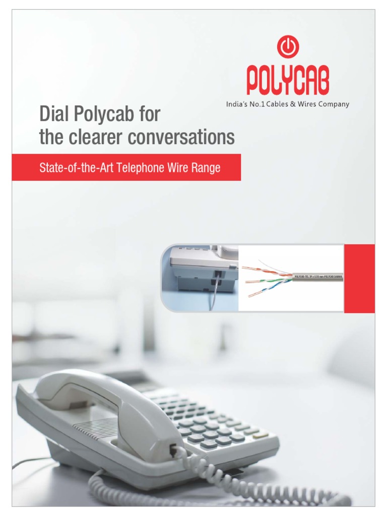 PDF Telephone Wire Leaflet | PDF | Electrical Conductor | Wire