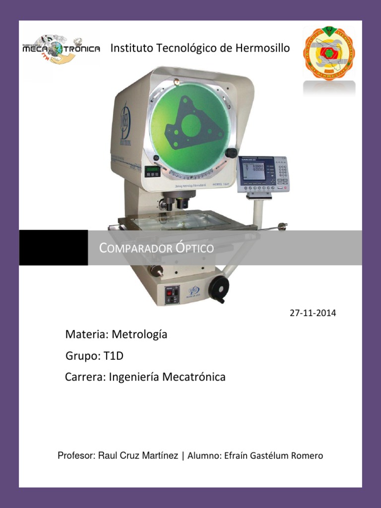 Comparador Optico | Medición | Óptica