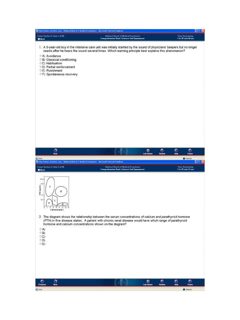 NBME Form 2 Section 2 | PDF