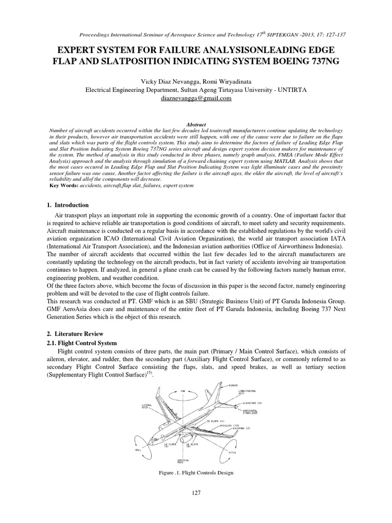 Expert System for 737NG Flap Failures | PDF | Flight Control Surfaces ...
