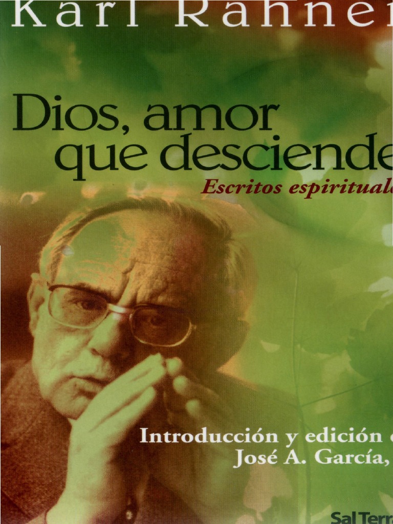 Rahner, Karl - Dios Amor Que Desciende PDF | PDF | Gracia divina | Amor