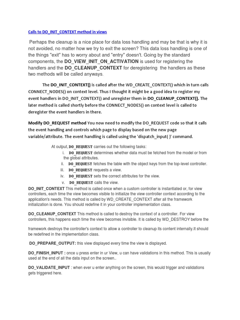 SAP CRM Methods | PDF | Method (Computer Programming) | Cache (Computing)