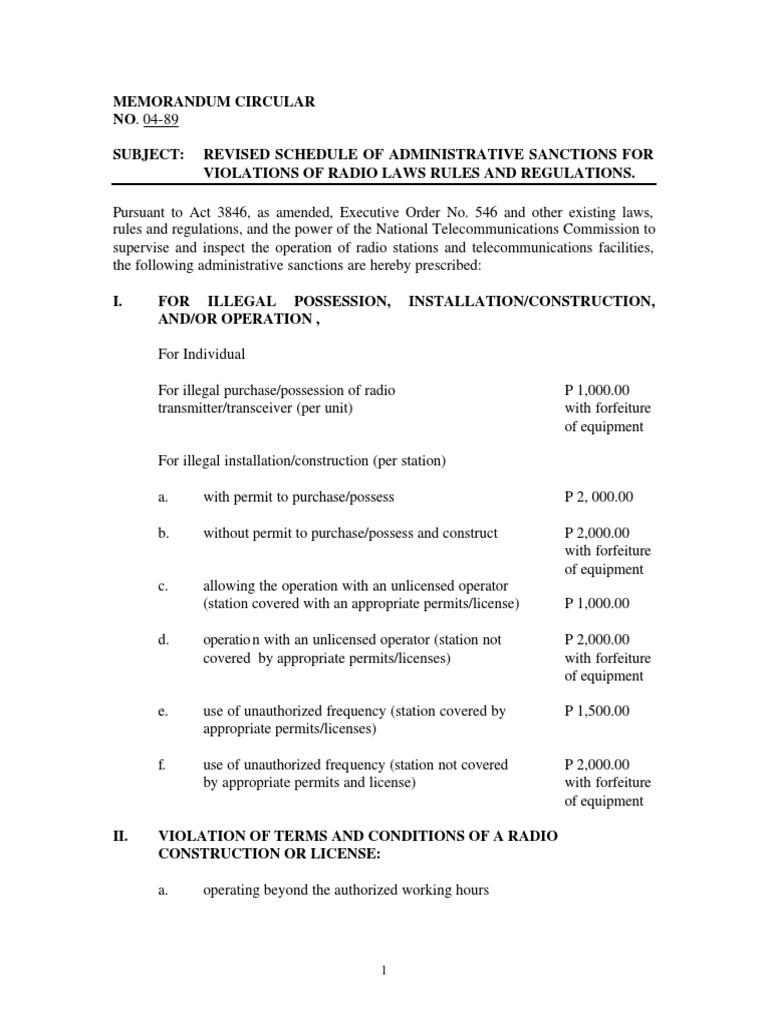 MC 04-89 | PDF | Transmitter | Radio