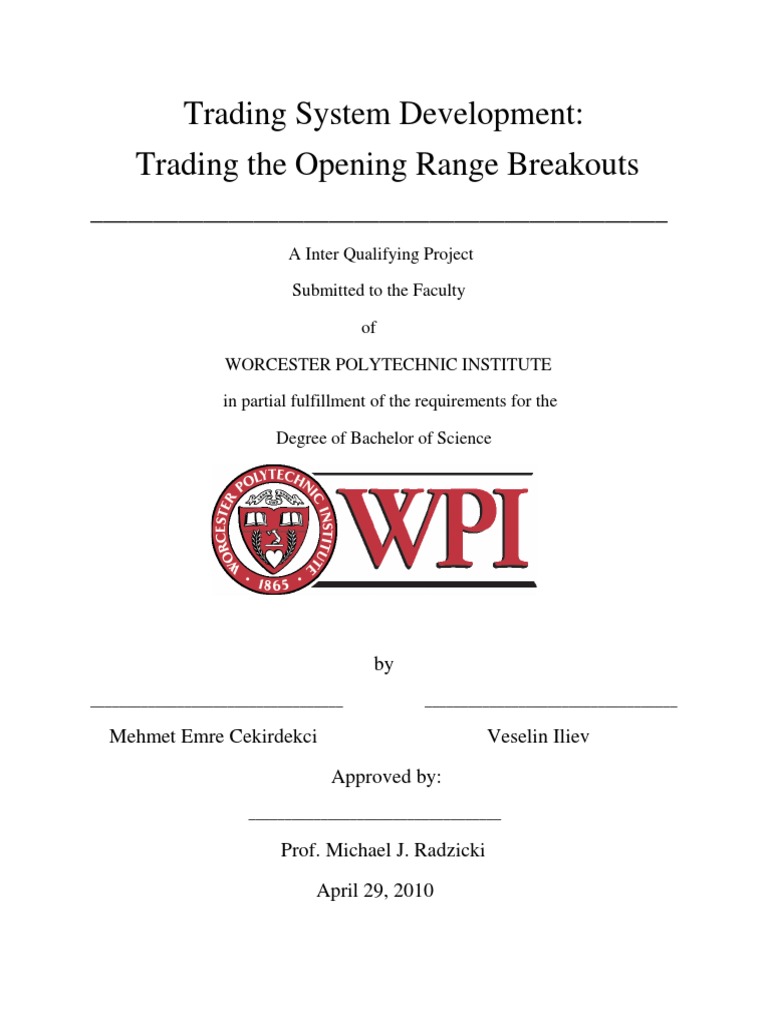 Veselin Iliev IQP PDF | PDF | Technical Analysis | Order (Exchange)