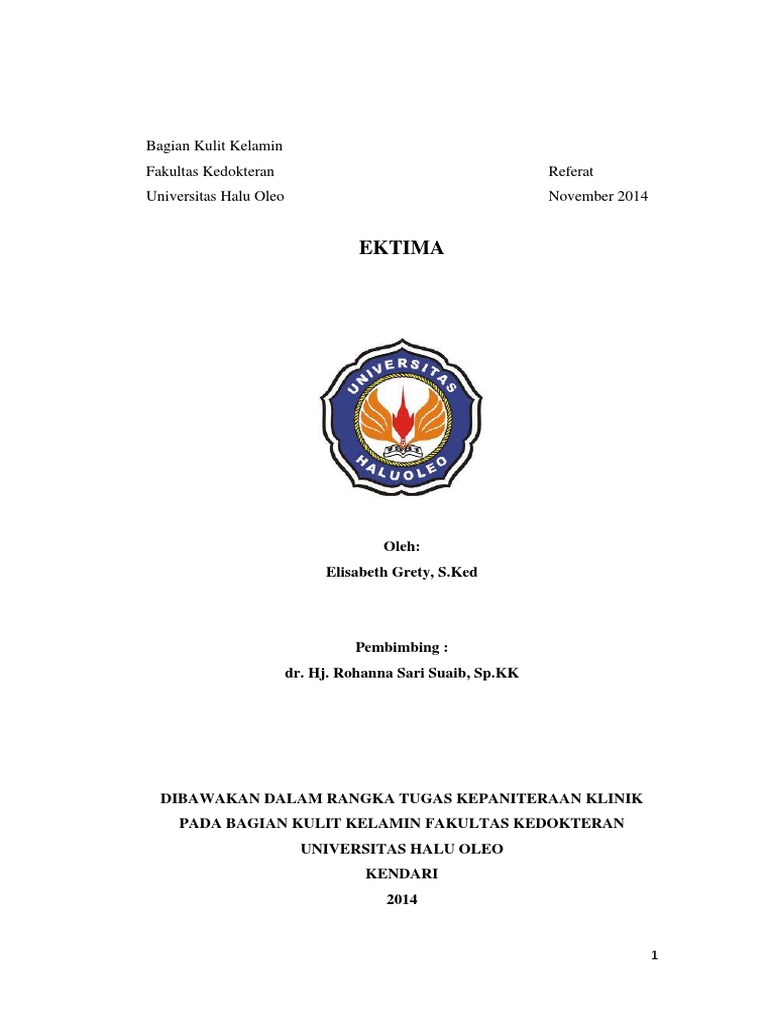 Referat Ektima | PDF