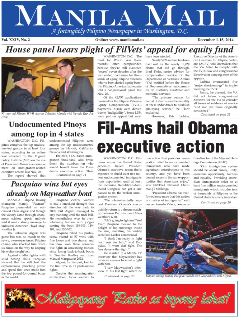 Manila Mail - Dec. 1, 2014 | Download Free PDF | Islamic State Of Iraq ...