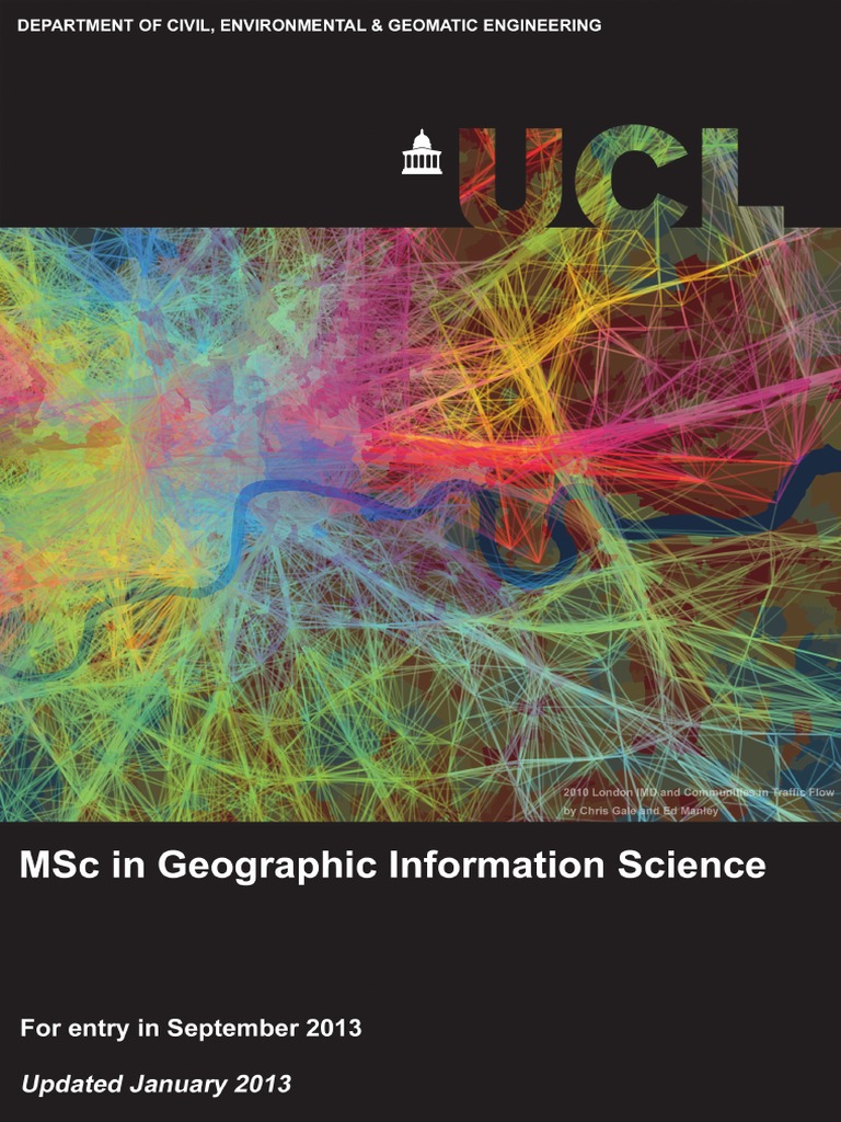 Msc Gis Ucl Pdf Geographic Information System Geomatics