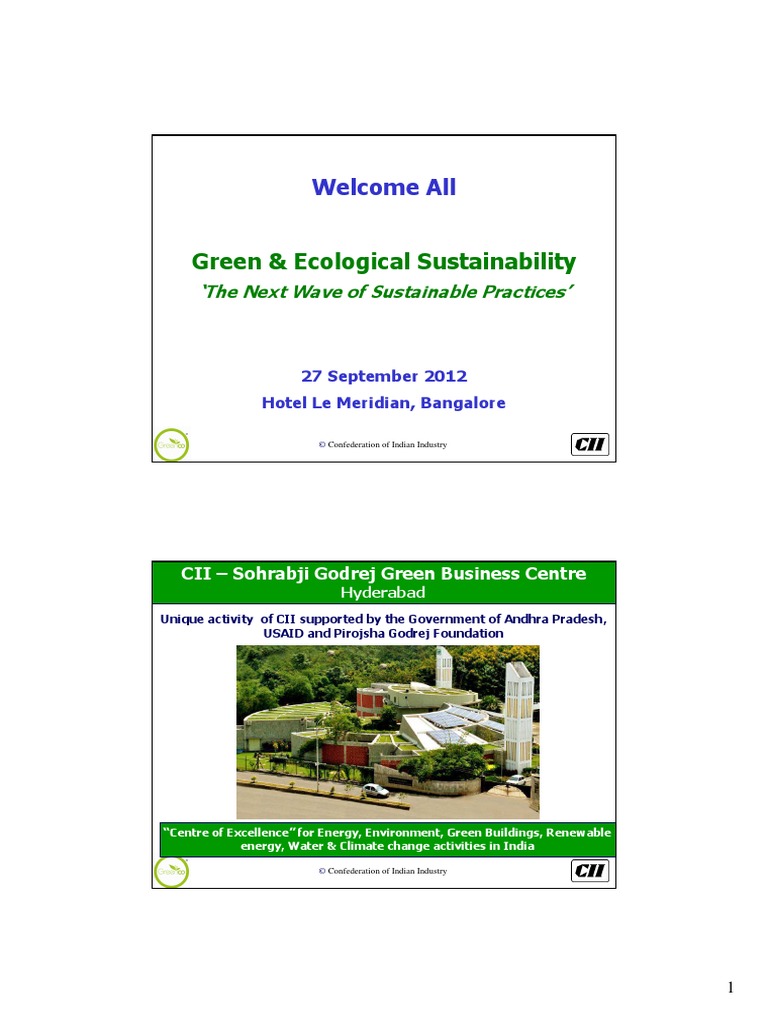 Greenco Rating System - Green & Ecological Sustainability 27 Sep ...
