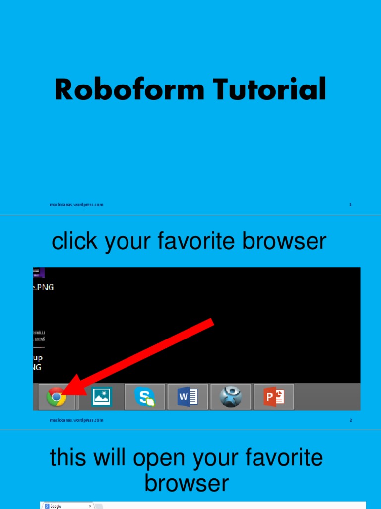 Roboform Tutorial | Login | Password
