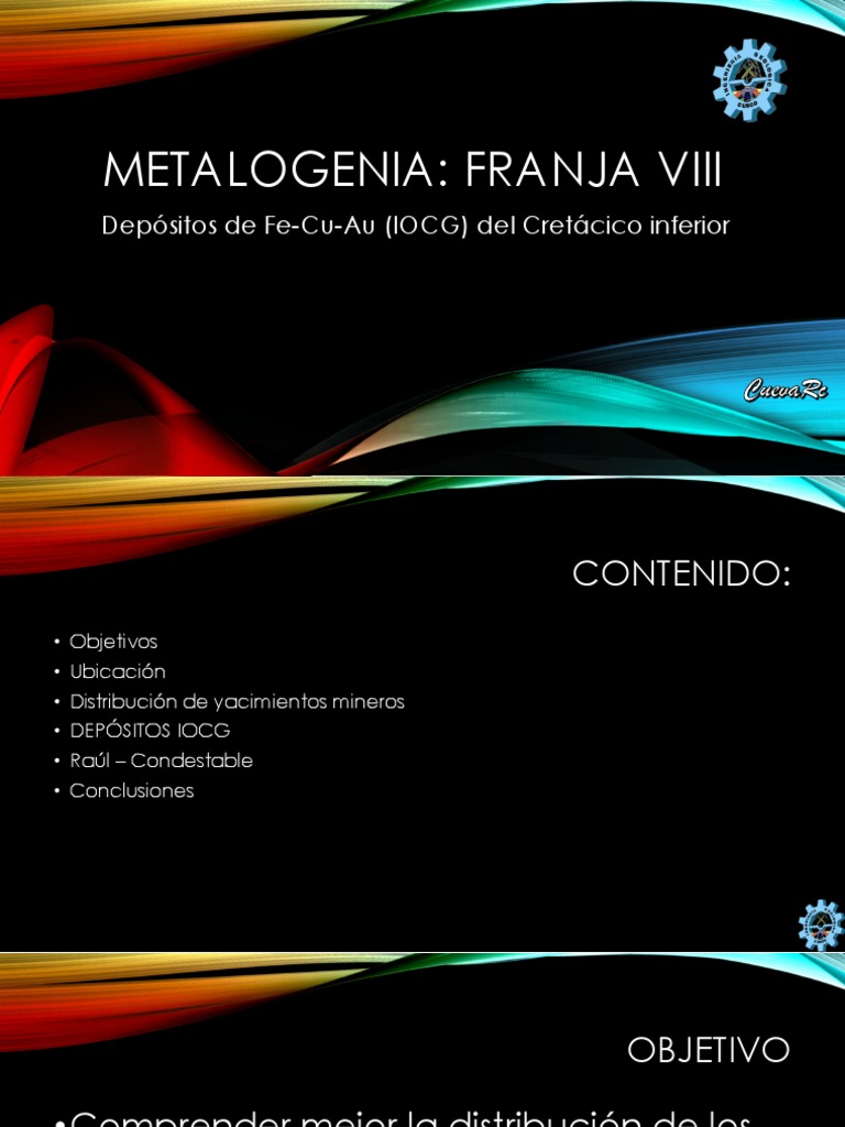 Metalogenia | PDF | Roca (geología) | Minerales