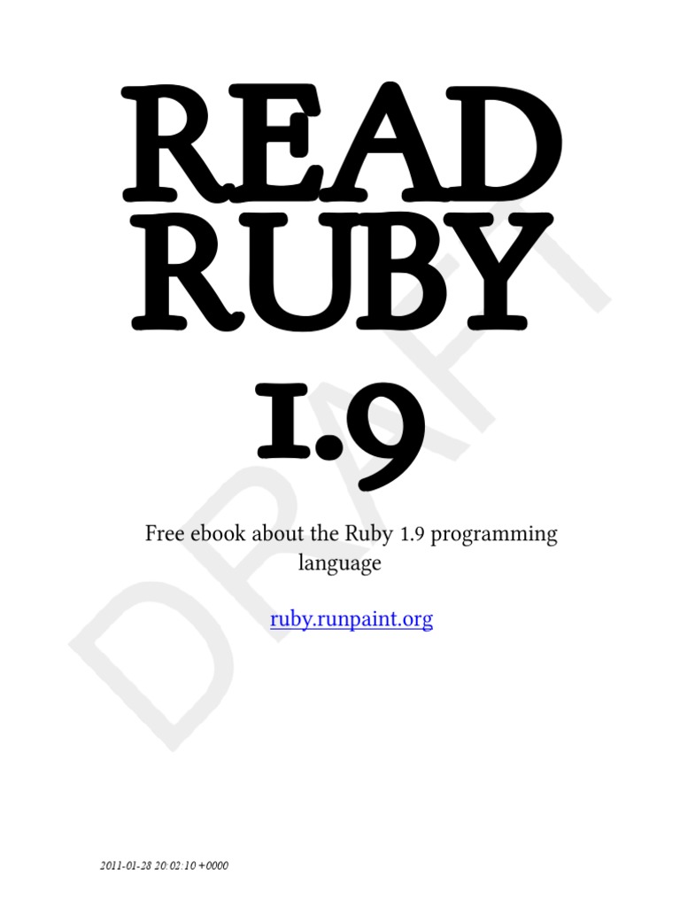Programar en Ruby | PDF | Scope (Computer Science) | Control Flow