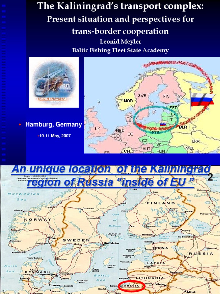 Presentation Kaliningrad Region | PDF | Baltic Sea | Lithuania