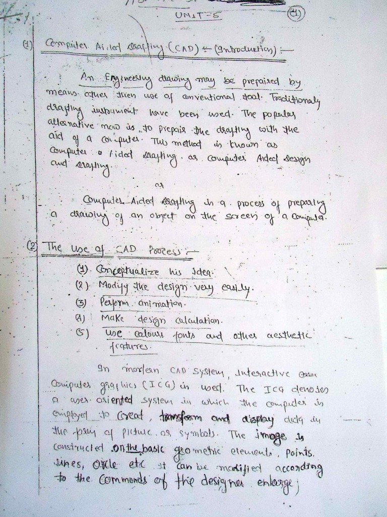 AUTOCAD Notes Ashish Agrawal | PDF