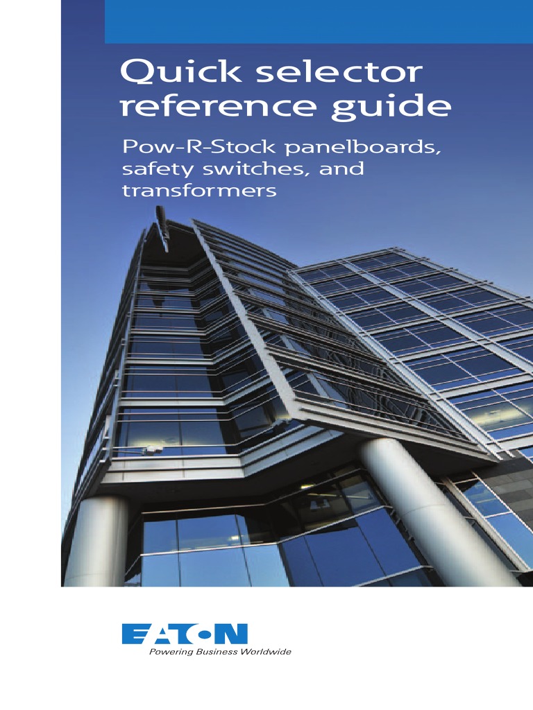 Manual EATON | PDF | Mains Electricity | Transformer