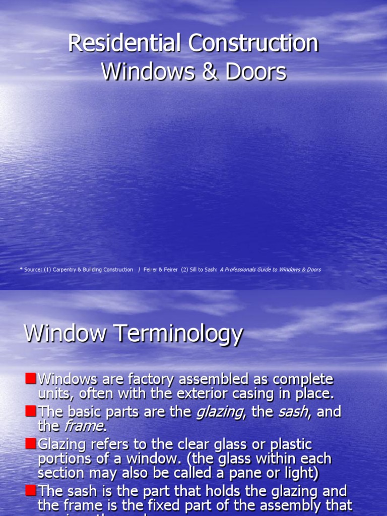 Windows & Doors | PDF | Window | Door