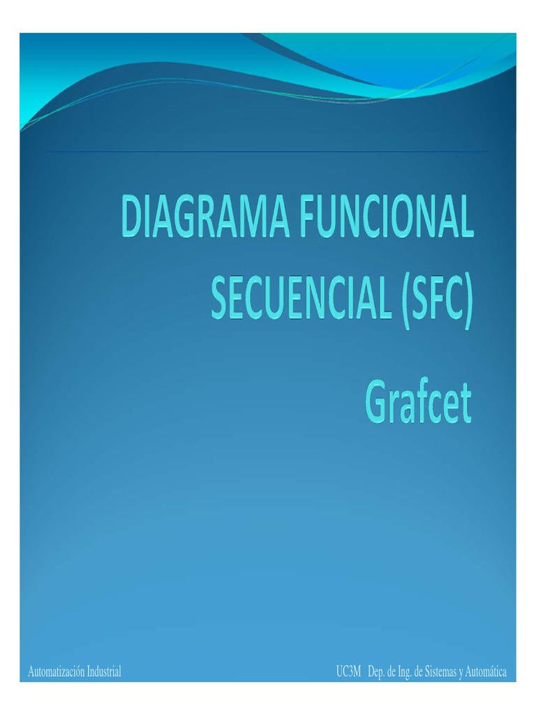 Diagrama Funcional Secuencial SFC | PDF