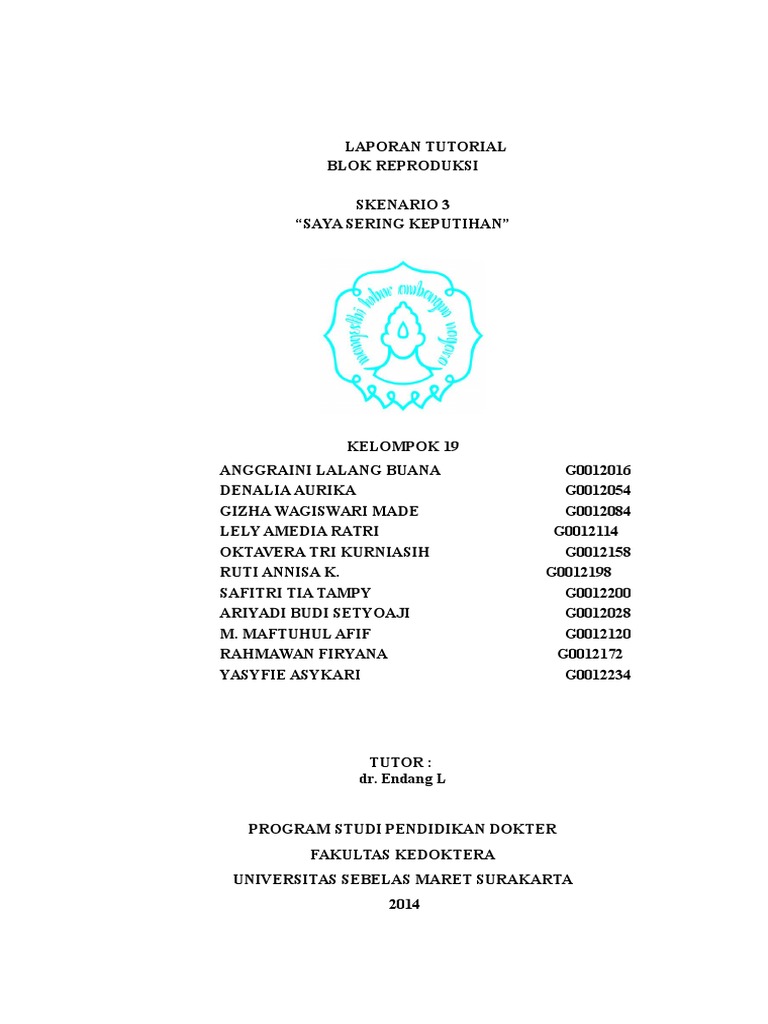 Laporan Tutorial Skenario 3 Reproduksi | PDF