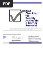 Ada Checklist Word Fillable Form | PDF | Americans With Disabilities ...