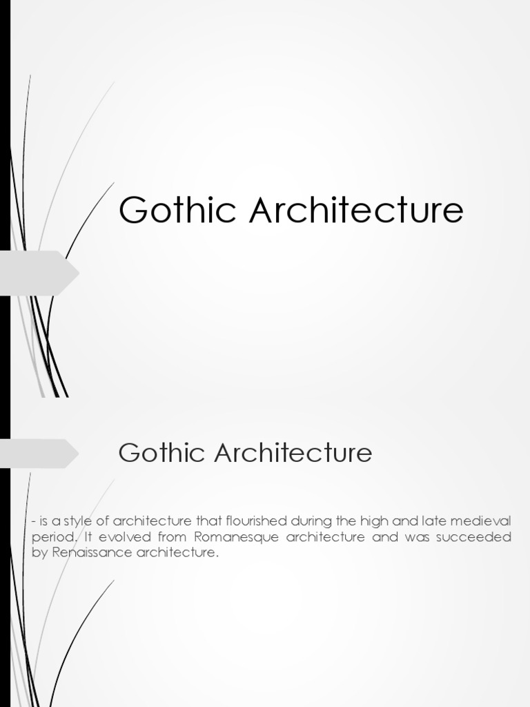 Understanding Gothic Architecture | PDF