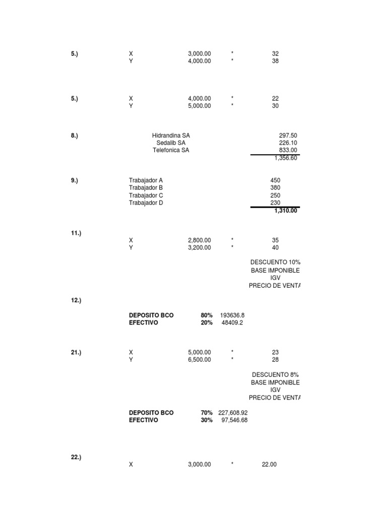 Monografia de Contabilidad Completa en Excel | PDF | Contabilidad ...