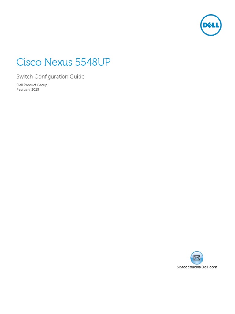 Cisco Nexus 5548UP Switch Configuration Guide PDF | PDF | Network ...