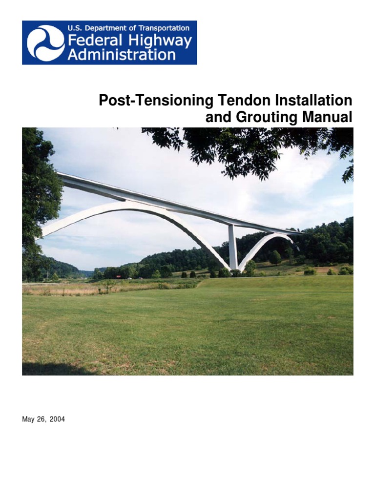 Grout-Tendon PT Manual | PDF