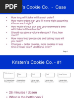 Kristen's Cookie Company Case Study | PDF | Career & Growth