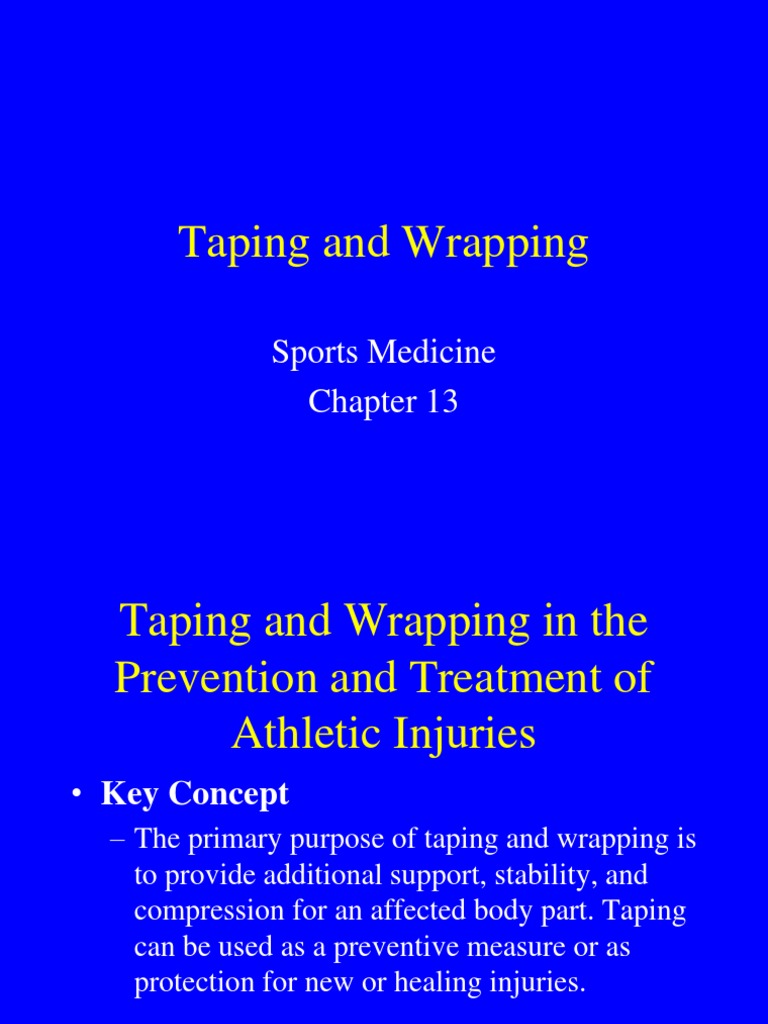 Taping and Wrapping | PDF | Anatomical Terms Of Motion | Elbow