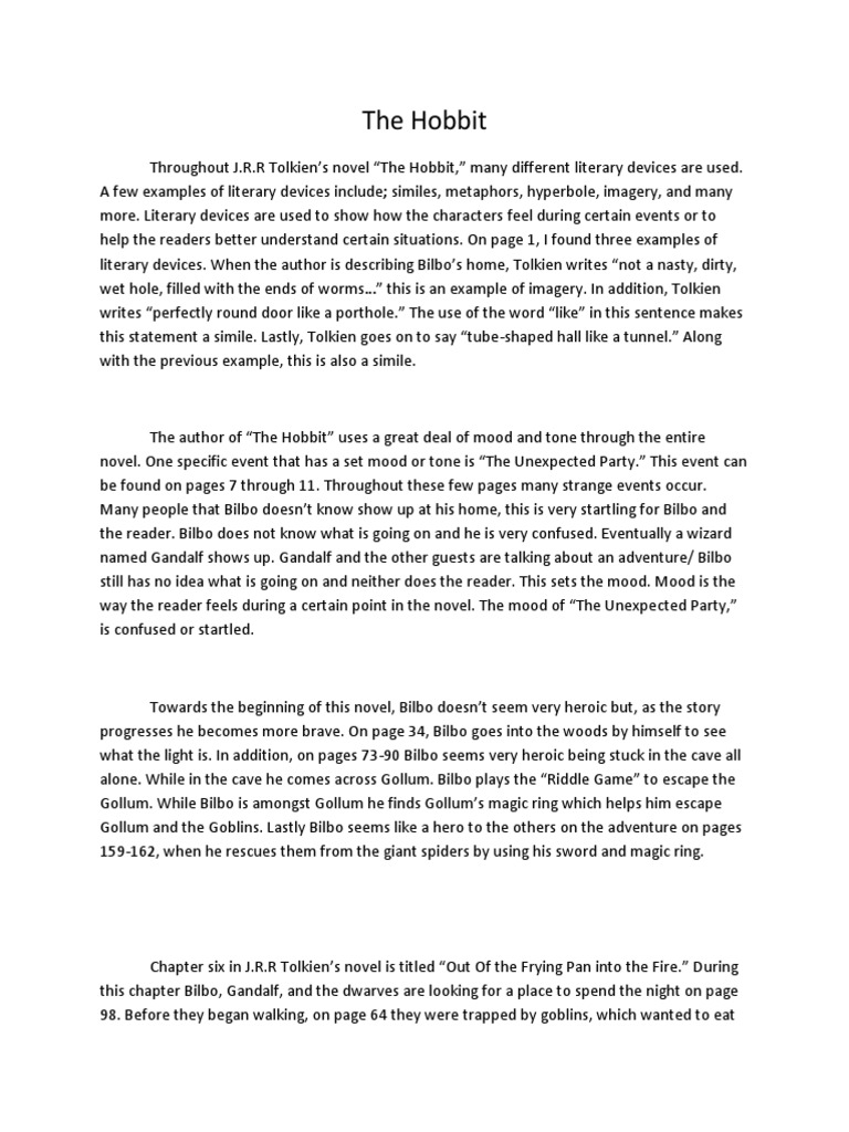 The Hobbit | PDF | Bilbo Baggins | The Hobbit