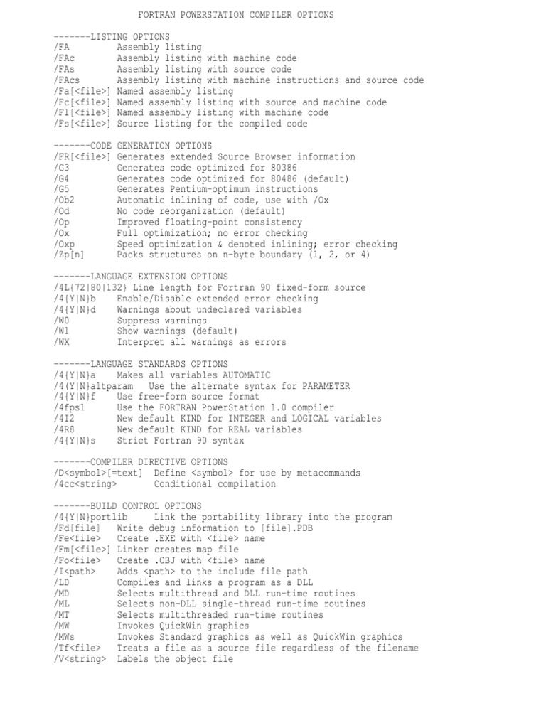 FL32 | Library (Computing) | Compiler