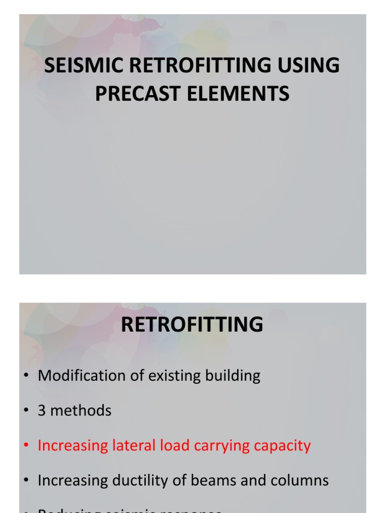 Precast - Retrofitting | PDF | Prestressed Concrete | Beam (Structure)