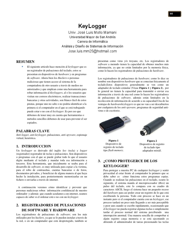 Keylogger PDF | PDF | Tecnología digital | Edad de información