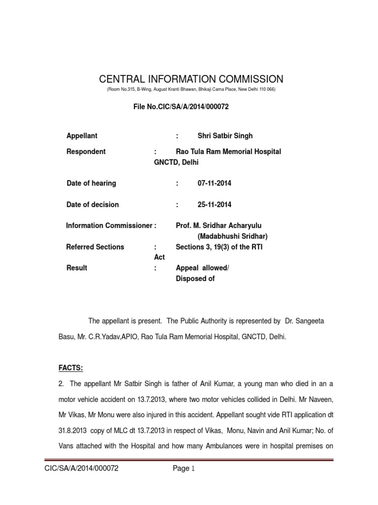 Share Medico-Legal Certificate of co-injured; CIC | Prosecutor | Negligence