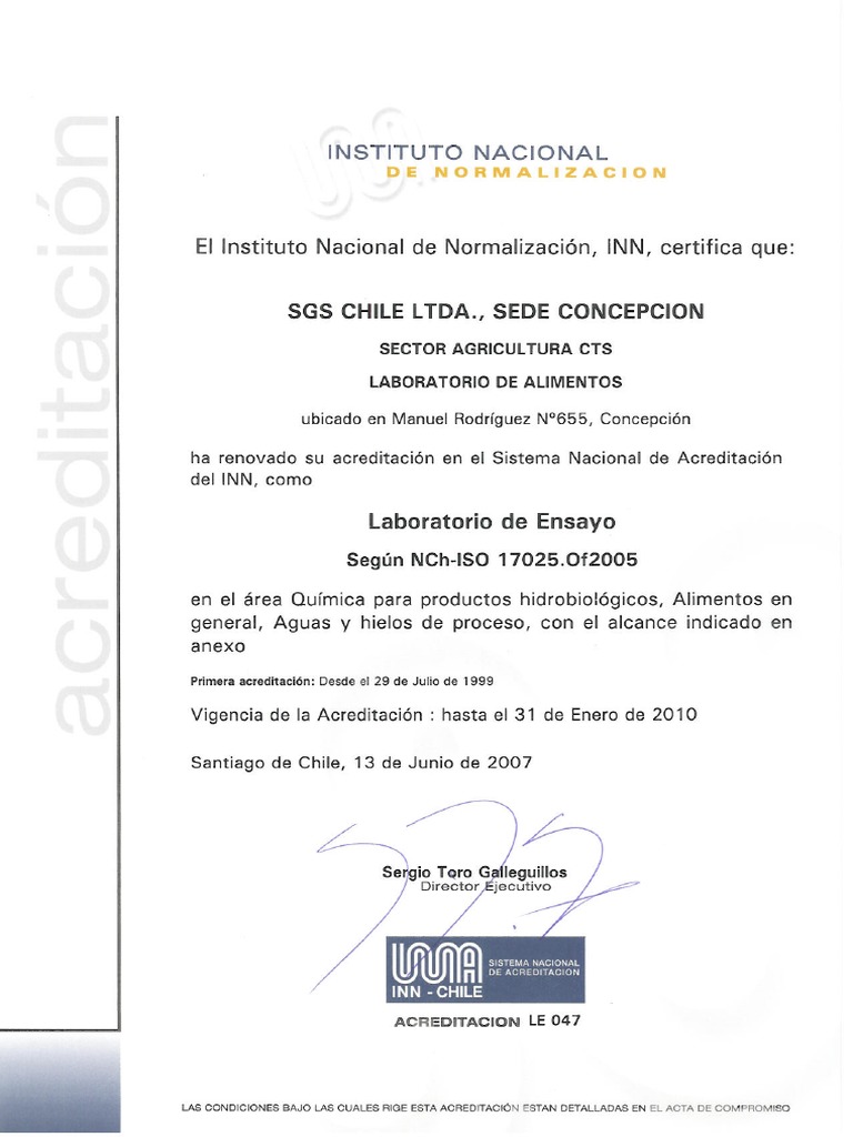 Relacion de Normas Tec Chile PDF | PDF