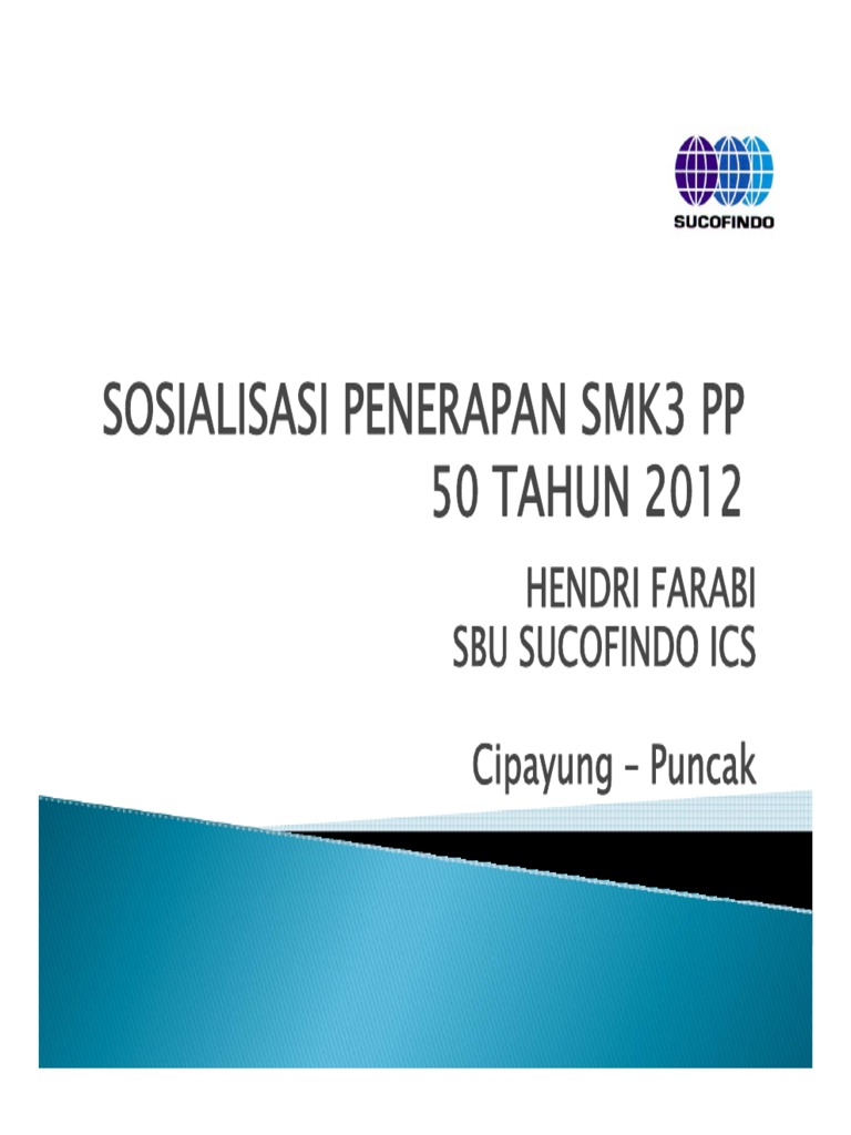 Materi PP 50 - Persiapan Audit Smk3 - R - Disnaker DKI | PDF