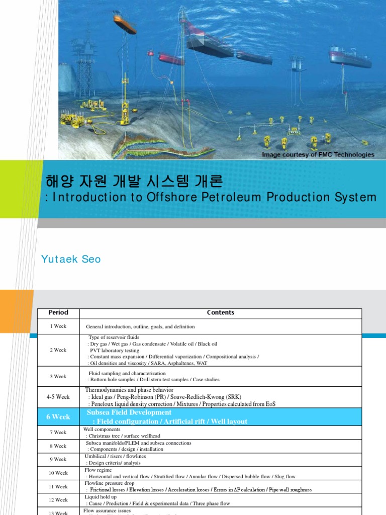 Subsea Field Development - Field Configuration-Artifical Lift-well ...