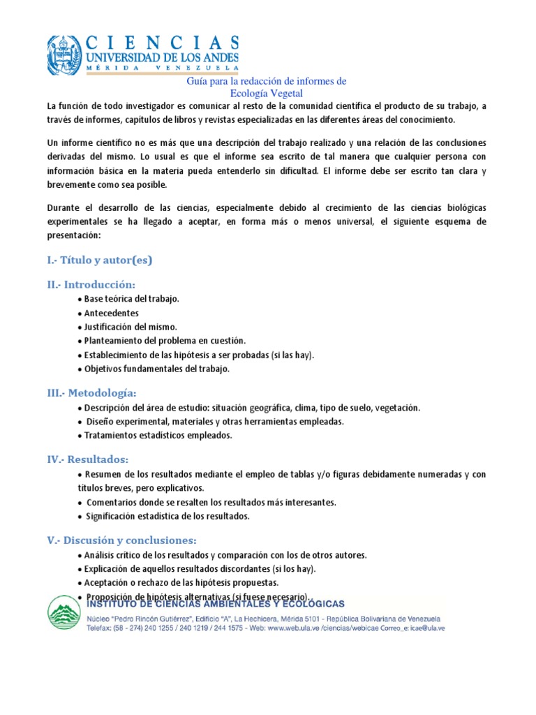 Guia de Redaccion de Informes | PDF | Bibliografía | Science