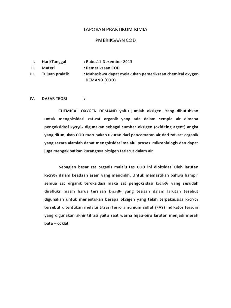 Laporan Praktikum COD | PDF