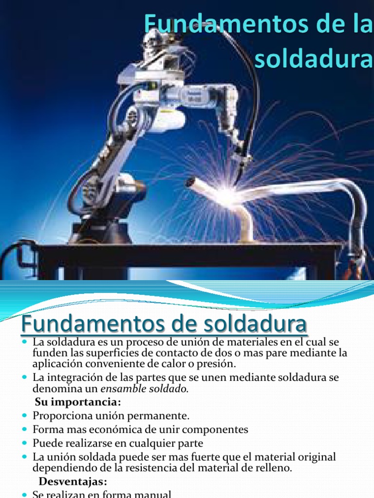 Fundamentos de La Soldadura | PDF | Soldadura | Construcción