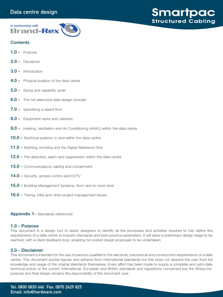 Data Centre Design | PDF | Data Center | Ac Power Plugs And Sockets