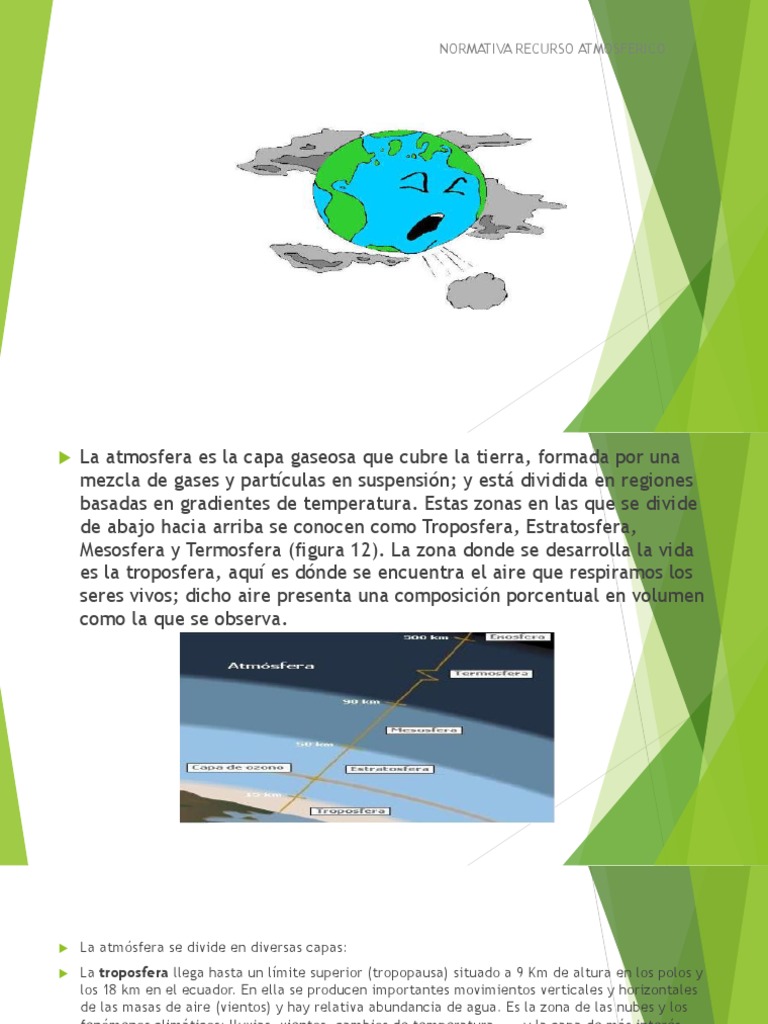 Exposicion Recursos Atmosfericos | PDF | Ionosfera | Velocidad del viento