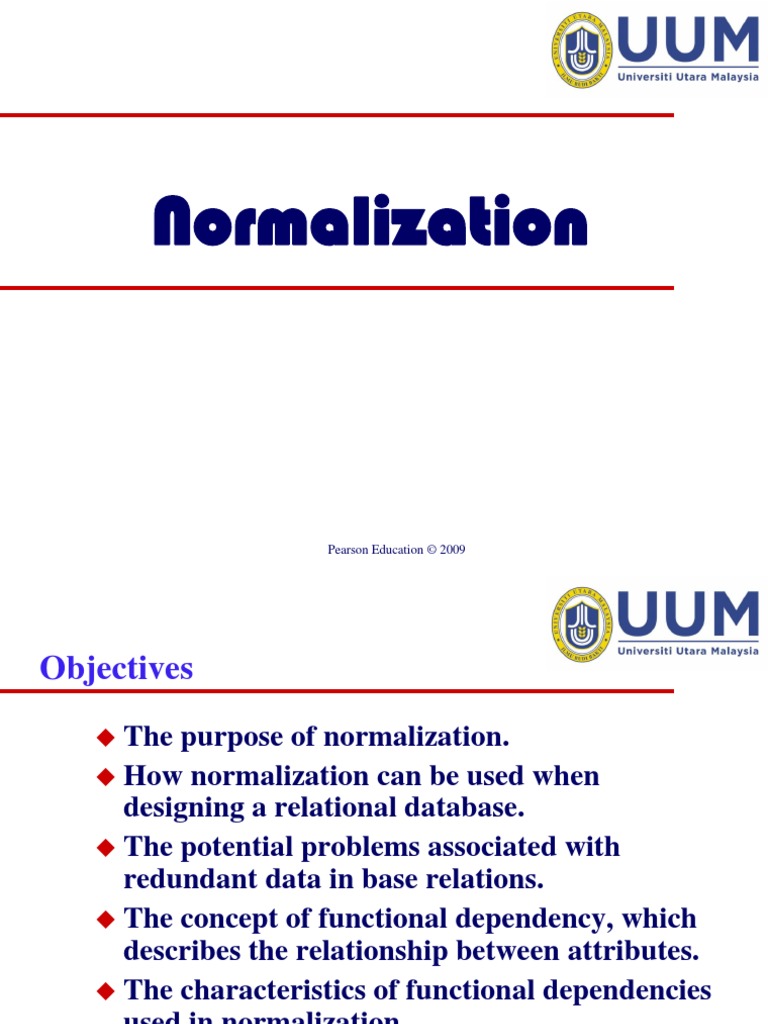 Topic 4 Normalization | PDF | Scientific Modeling | Data Management