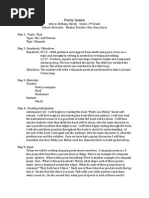 Lucy Calkins Writing Lesson Unit 6 | PDF | Poetry | Classroom