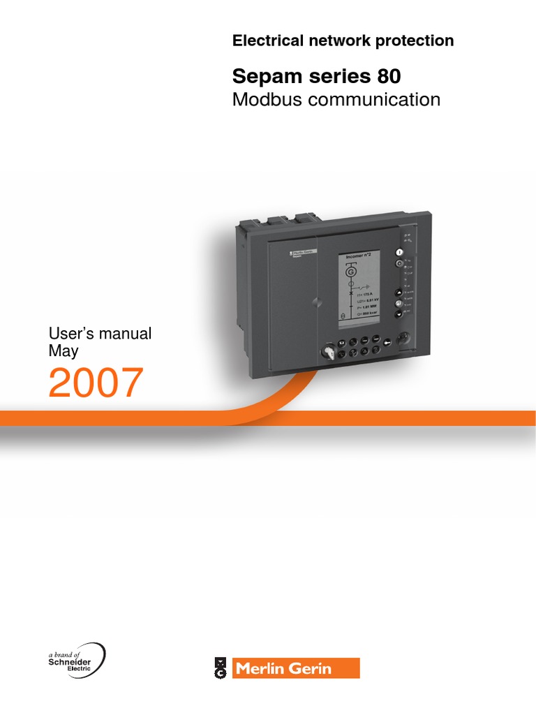 Users Manual Modbus 2007 | PDF | Computer Network | Ac Power