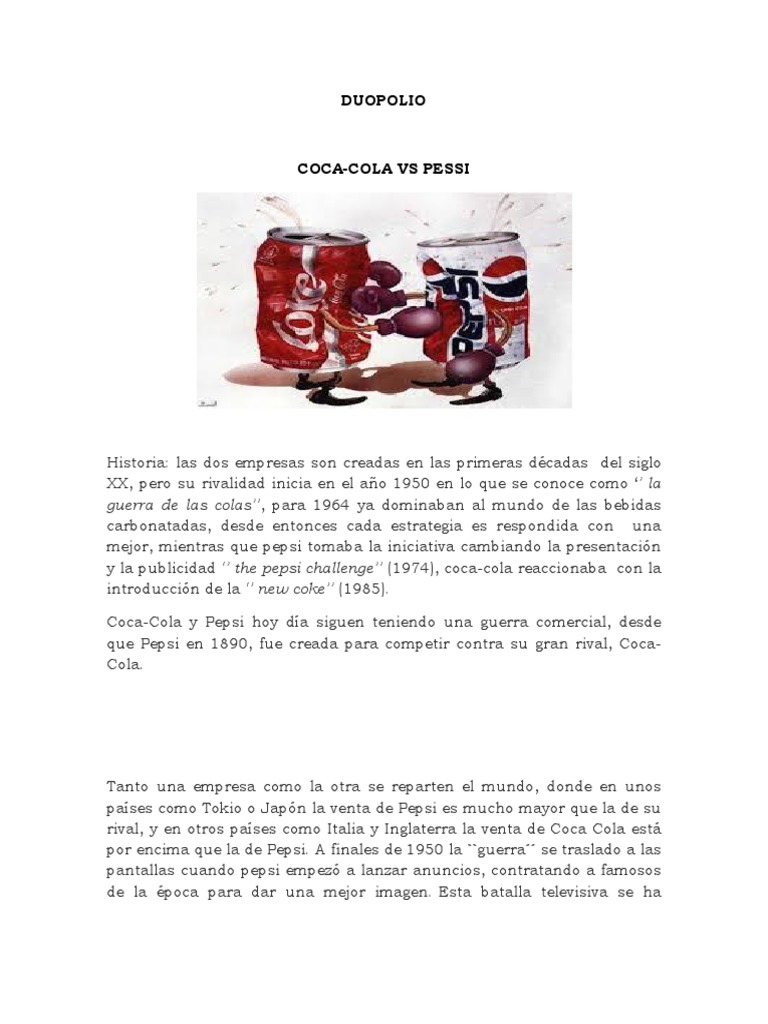 Duopolio en Colombia y El Mundo | PDF | Motores generales | Apple Inc.