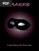 Masks - Character Sheet | PDF